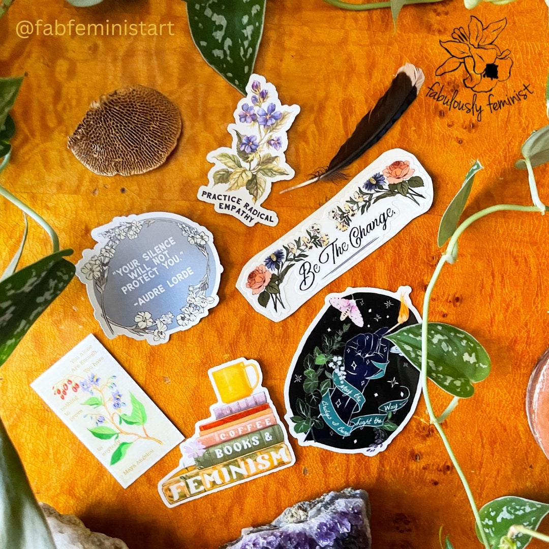 Feminist Stickers: Oops Sticker Pack, Quotes About Life - Etsy