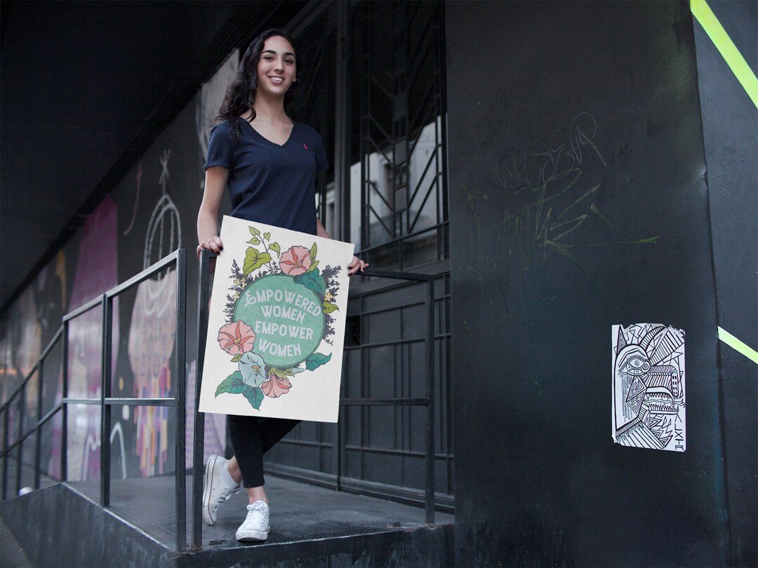 Feminist Poster: Empowered Women Empower Women FREE US - Etsy