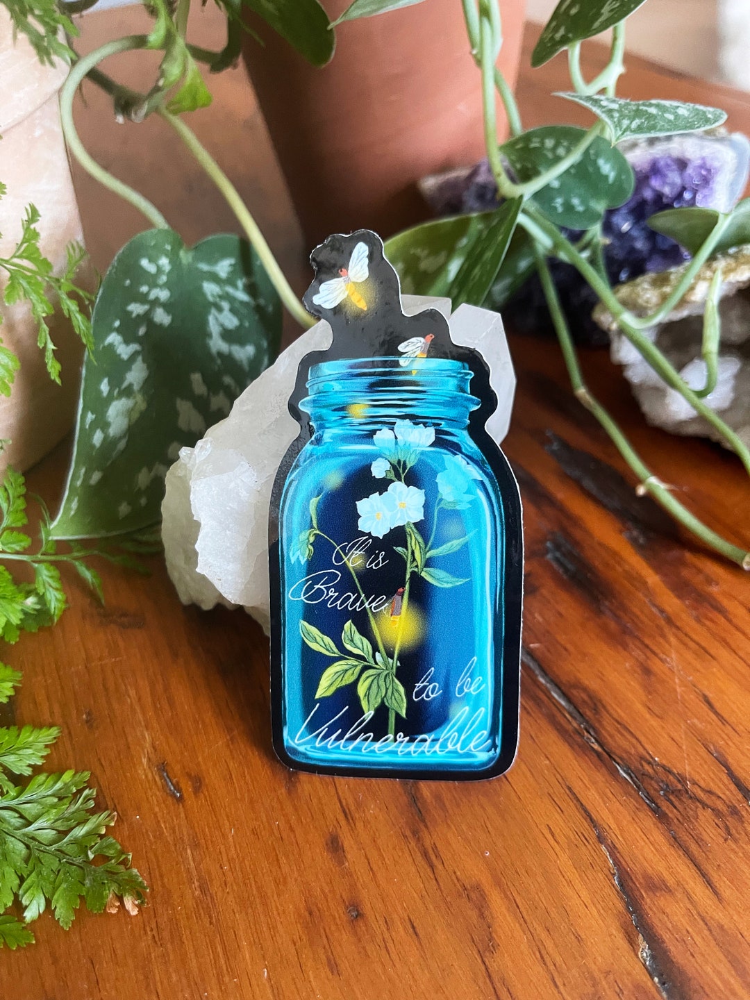 Mental Health Sticker: It is Brave to Be Vulnerable, Self Care - Etsy