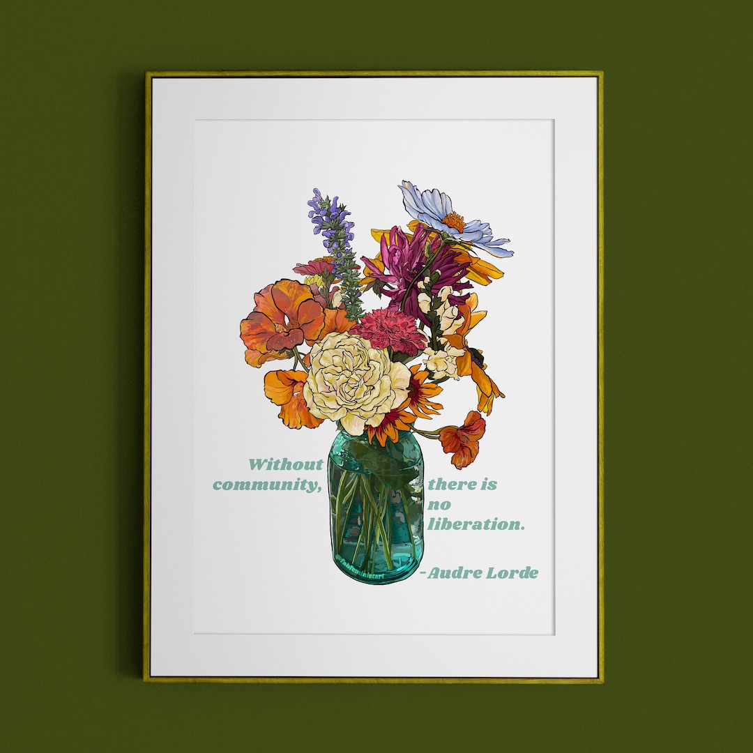 Feminist Poster: Without Community There is No Liberation - Etsy