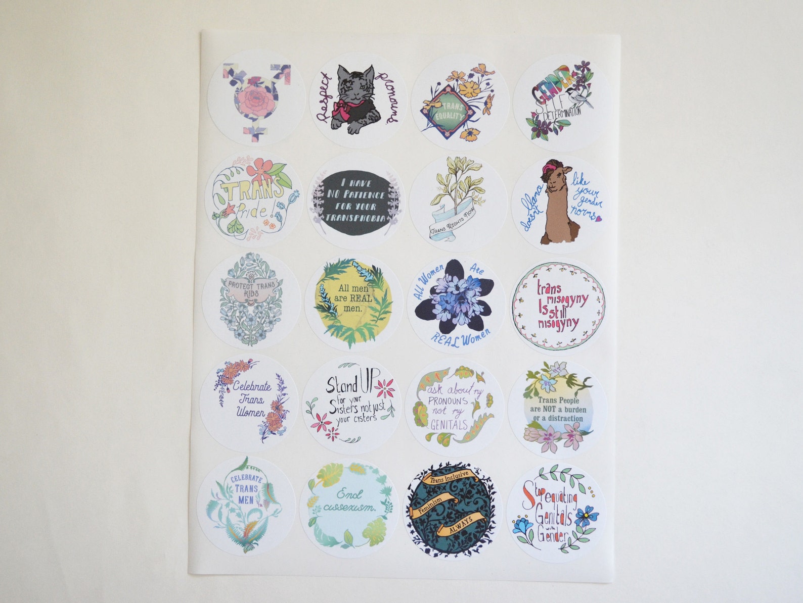 Transgender Pride: Trans Sticker Set | Etsy