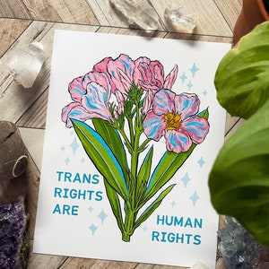 Queer Art: Trans Rights Are Human Rights, Genderfluid - Etsy