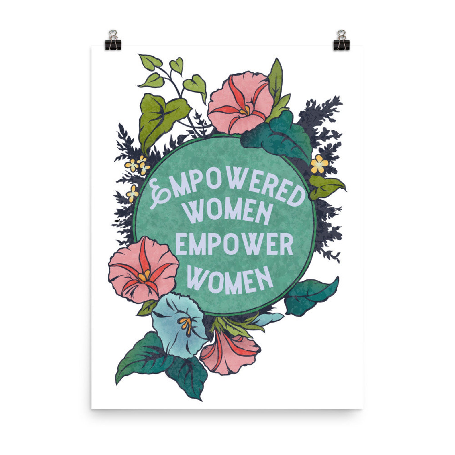 Feminist Poster: Empowered Women Empower Women FREE US - Etsy