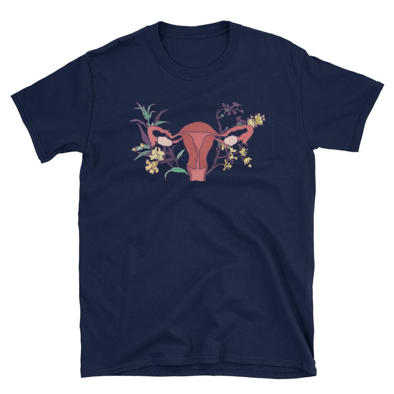 Feminist Shirt Floral Uterus Reproductive Justice Tee Love Etsy