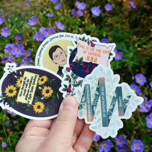 RBG Sticker: Time is on the Side of Change, Ruth Bader Ginsburg, Laptop ...