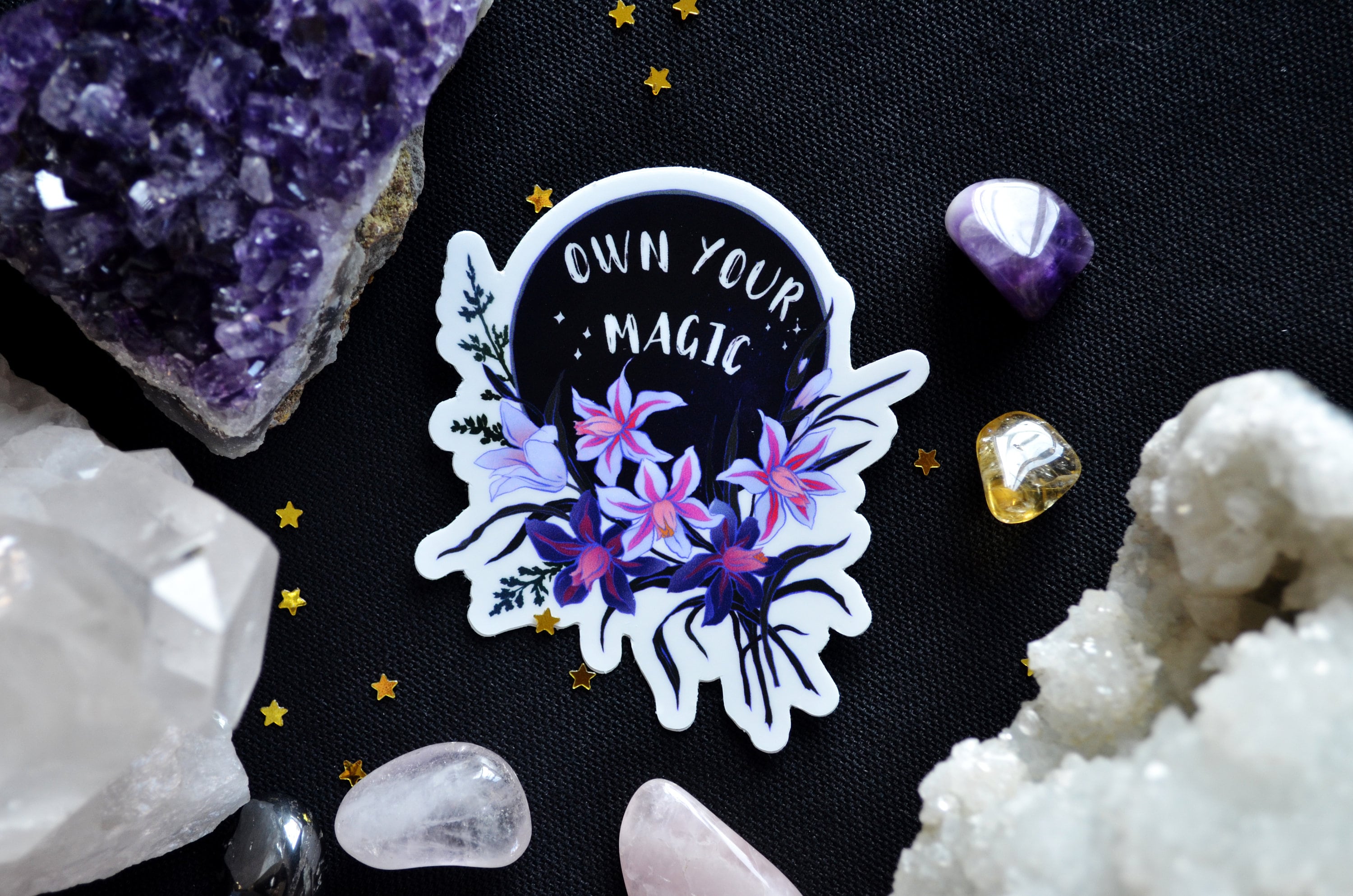 Own Your Magic: Feminist Witch, Witch Sticker, Feminist Sticker - Etsy