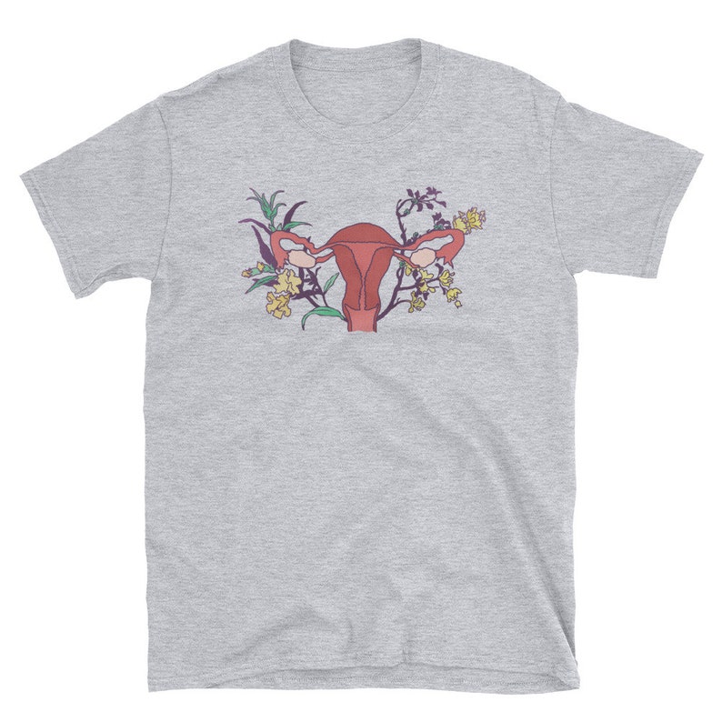 Feminist Shirt Floral Uterus Reproductive Justice Tee Love Etsy