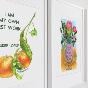 Audre Lorde Print Set: When I Dare to Be Powerful - Etsy