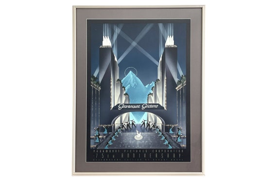 Paramount Pictures 75th Anniversary Poster Robert Hoppe | Etsy