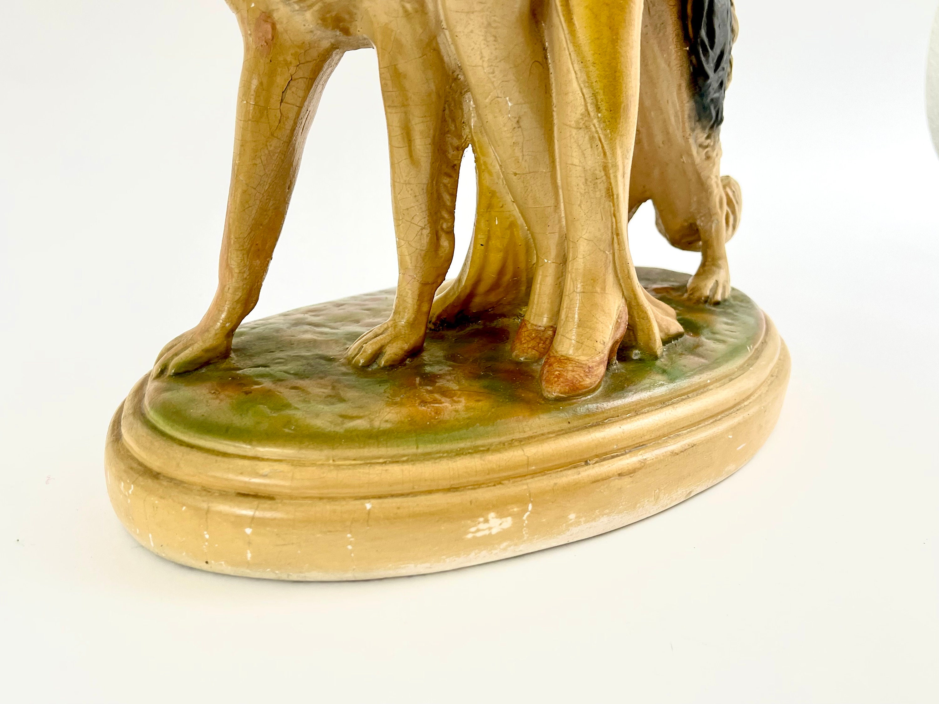 Vintage Art Deco Ceramic Statue 20 Posh Hat Lady - Etsy