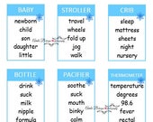 Printable Christmas Holiday Taboo Game Cards - Instant Download Game ...