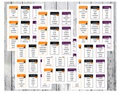 Printable Thanksgiving Halloween Taboo Game Cards - Instant Download ...