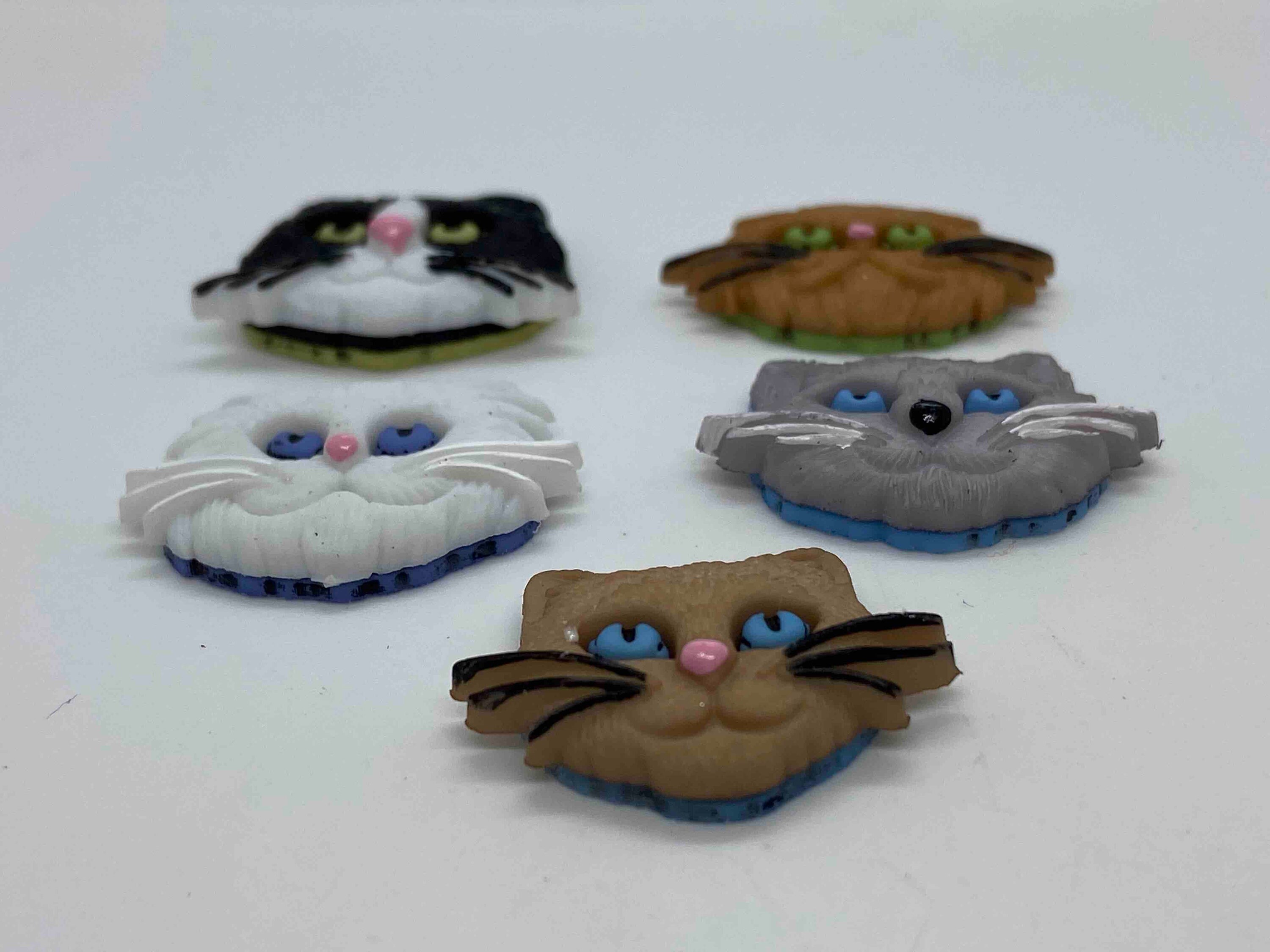CAT CHARM/BUTTON Flexible Mold - Choose From 5 Styles. Great for ...