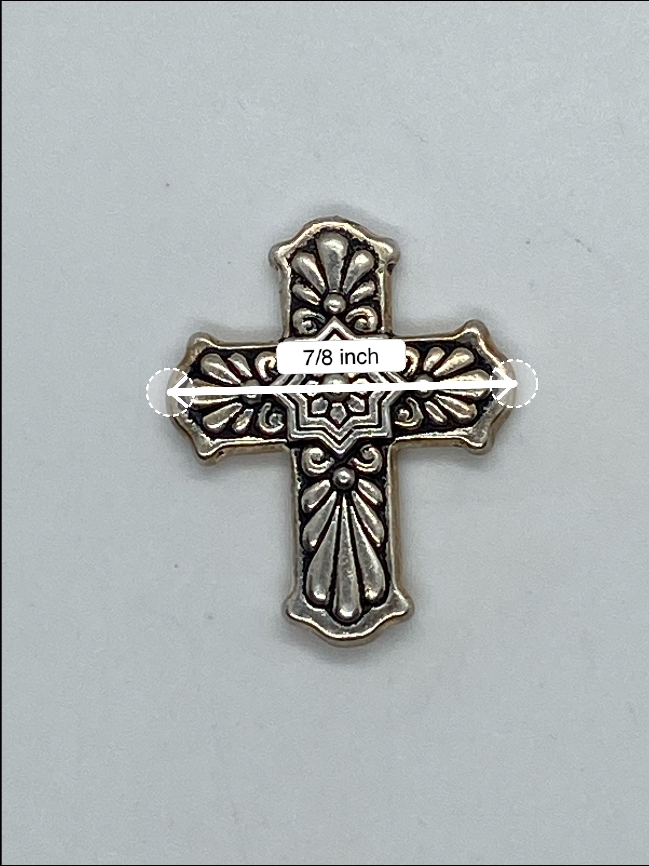 CROSS with Decorative Etching Flexible Mold | Etsy