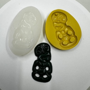MAORI HEI-TIKI Pendant Flexible Mold - Available in Silicone Putty or ...