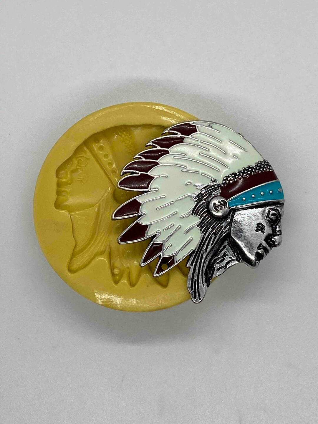AMERICAN INDIAN Headdress Flexible Mold - Etsy