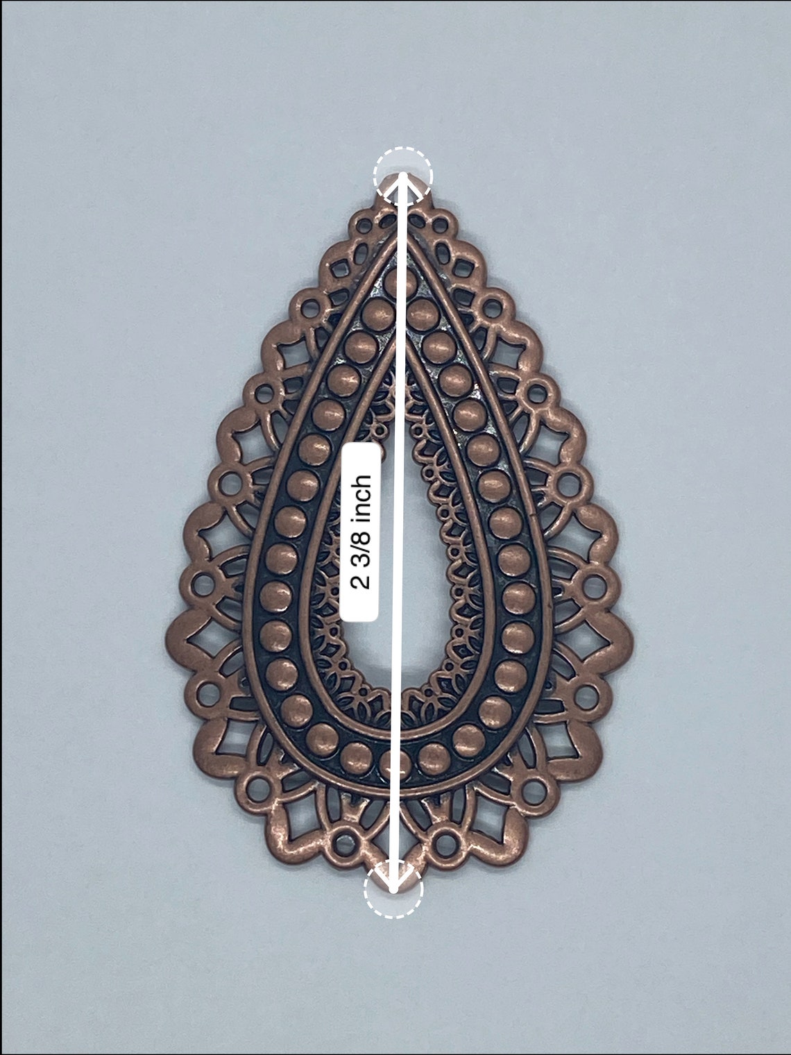 DECORATIVE-EDGED TEARDROP Flexible Mold - Etsy
