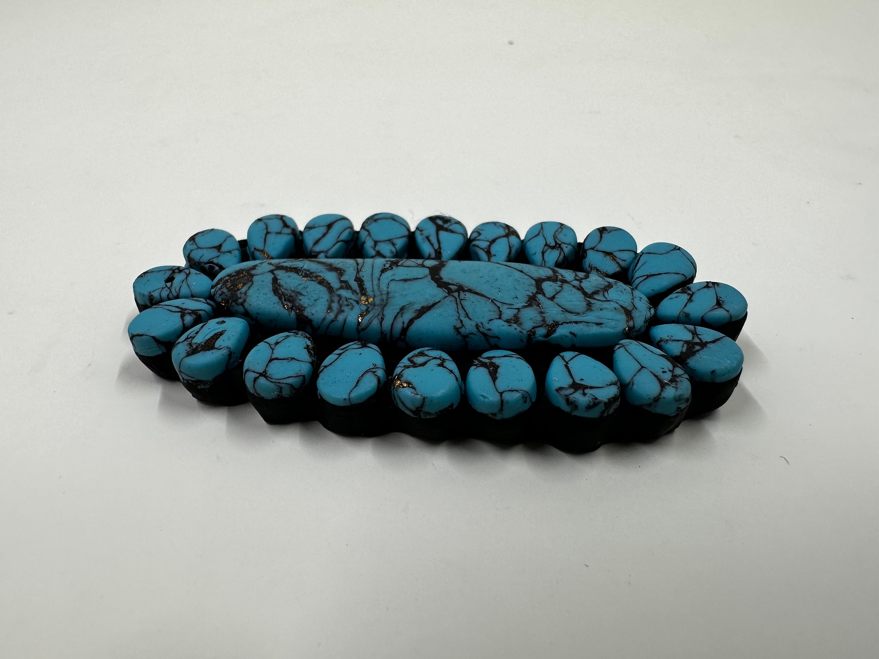 NARROW OVAL With Teardrop Edging - Flexible Mold - Choose From Silicone ...