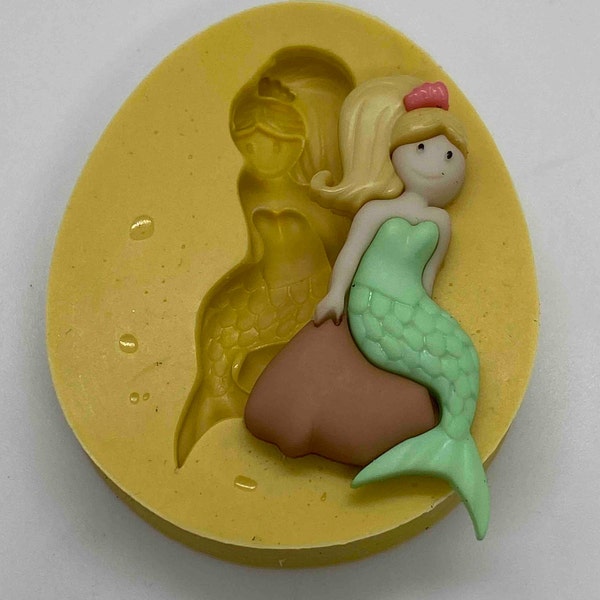Mermaid Resin Mold - Etsy