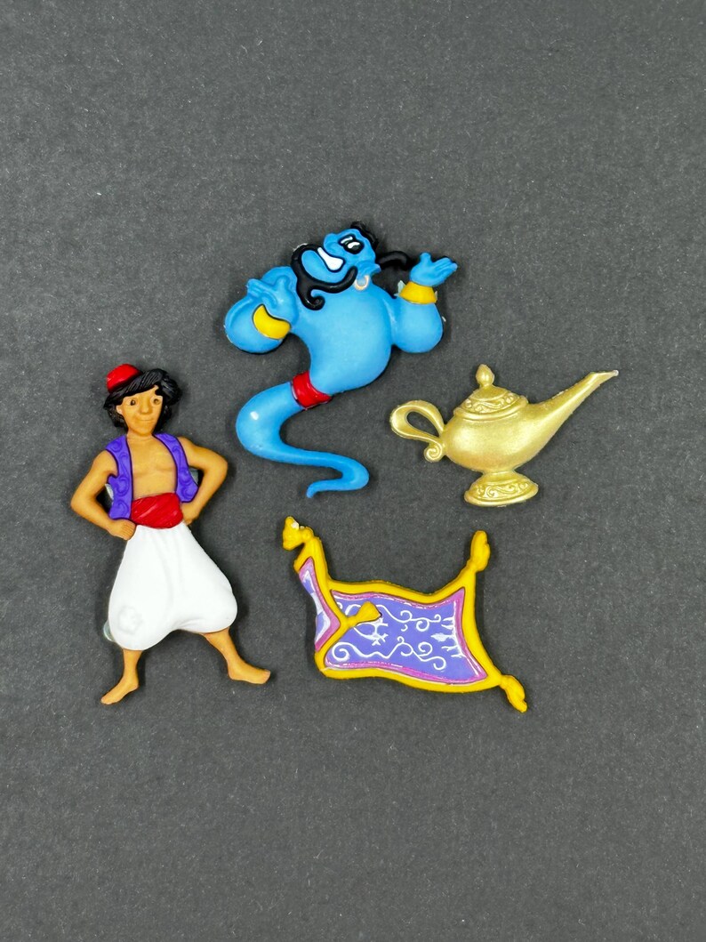 ALADDIN CHARACTERS Flexible Mold(s) - Choose From Two Jasmine or ...