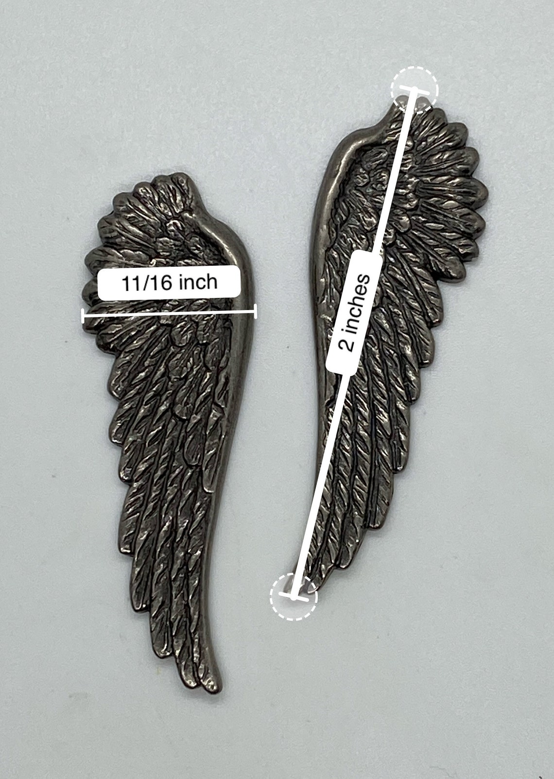 Wings (large) Flexible Mold - Choose With or Without Hole - Etsy