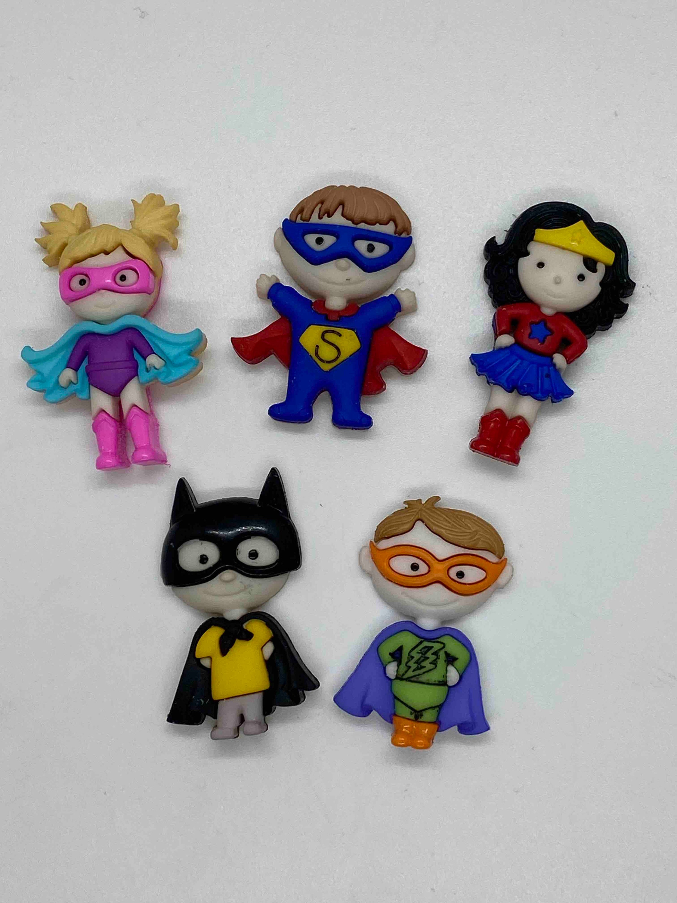 SUPER HERO CHARACTER Boy and Girl Flexible Mold - Choose From Five ...