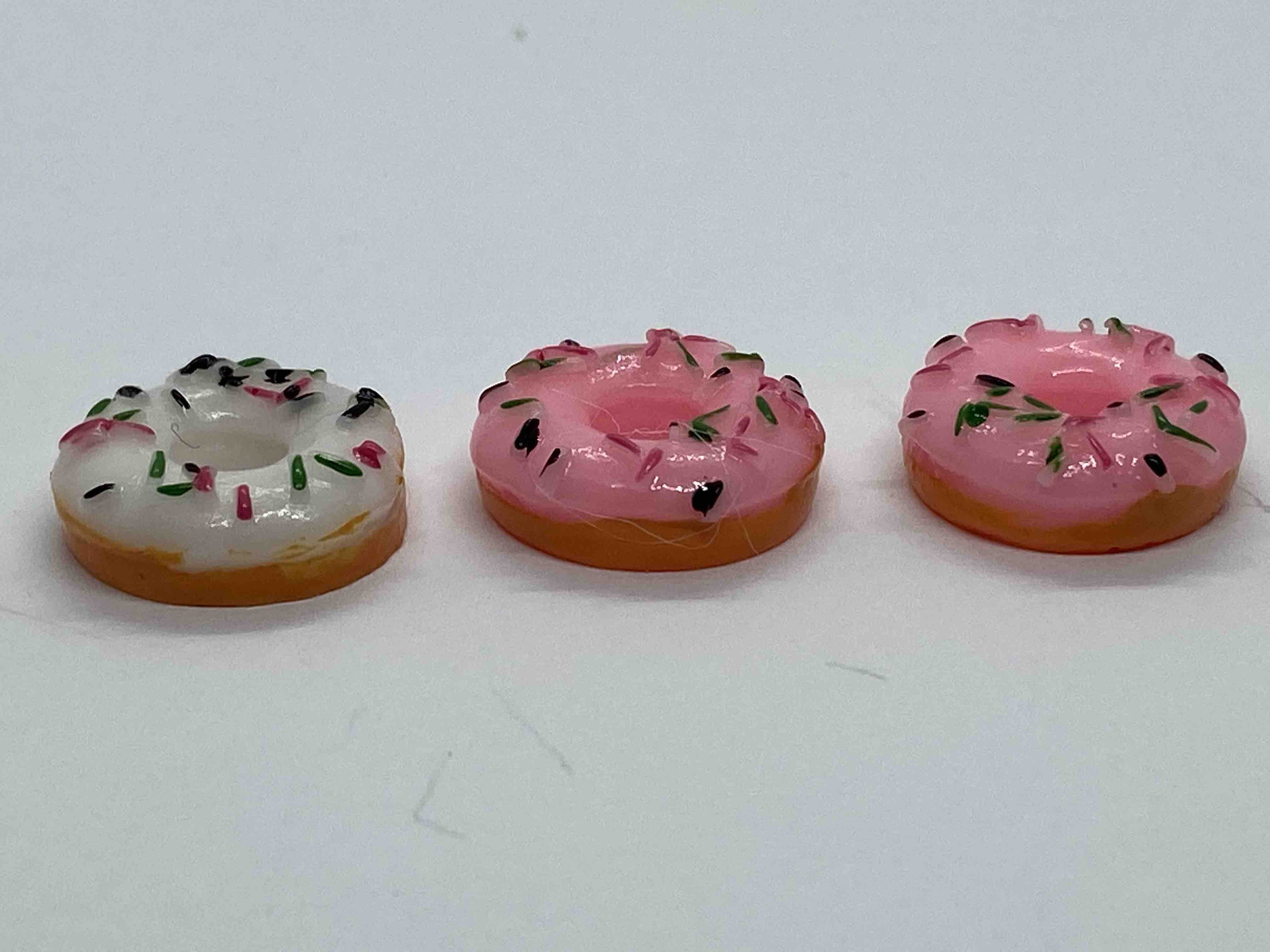 DONUT With Sprinkles Flexible Silicone Mold Mold of Three | Etsy