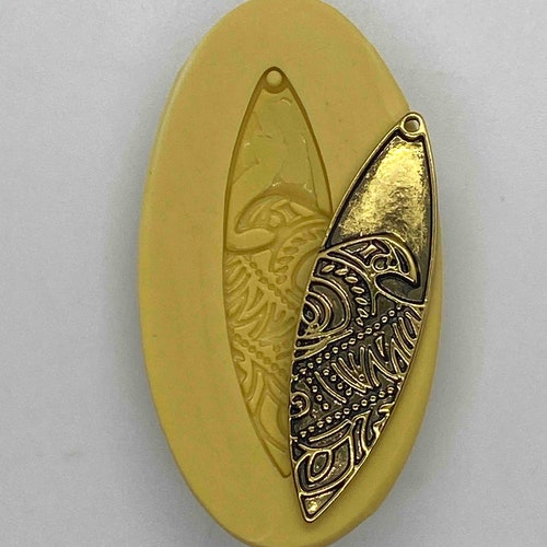 MAORI KORU STYLE Earring/charm Flexible Mold - Etsy
