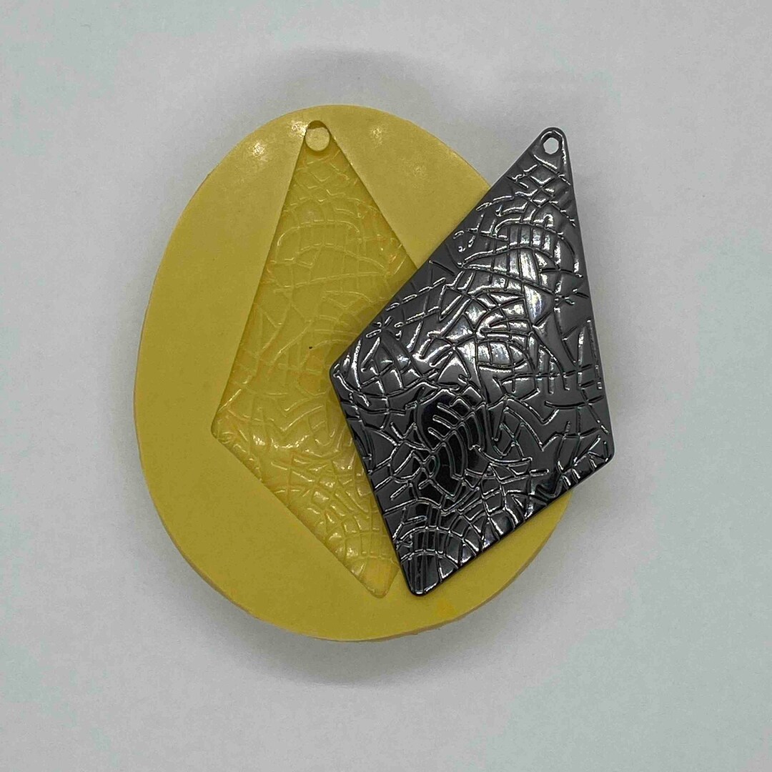 Trapezoid-shape With Fractured-style Earring Flexible Mold - Etsy