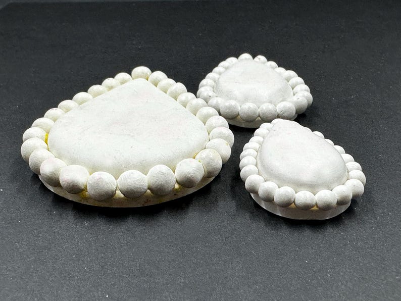 BEADED TEARDROP Flexible Mold - Three Sizes Available or Request Custom ...