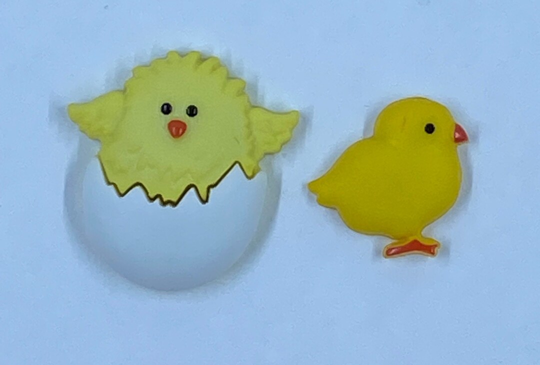 EASTER CHICKS Flexible Mold - Choose From Either Chick in Eggshell or ...