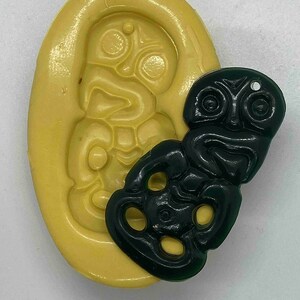 MAORI HEI-TIKI Pendant Flexible Mold - Available in Silicone Putty or ...