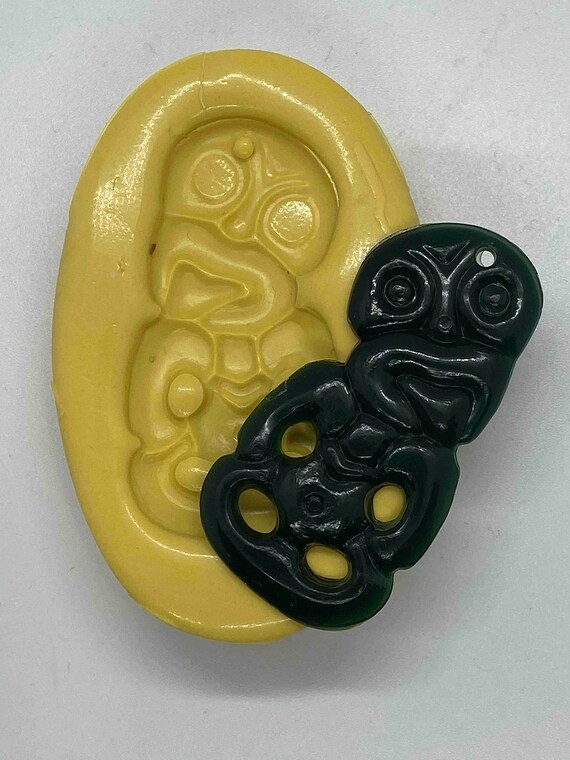 MAORI HEI-TIKI Pendant Flexible Mold | Etsy