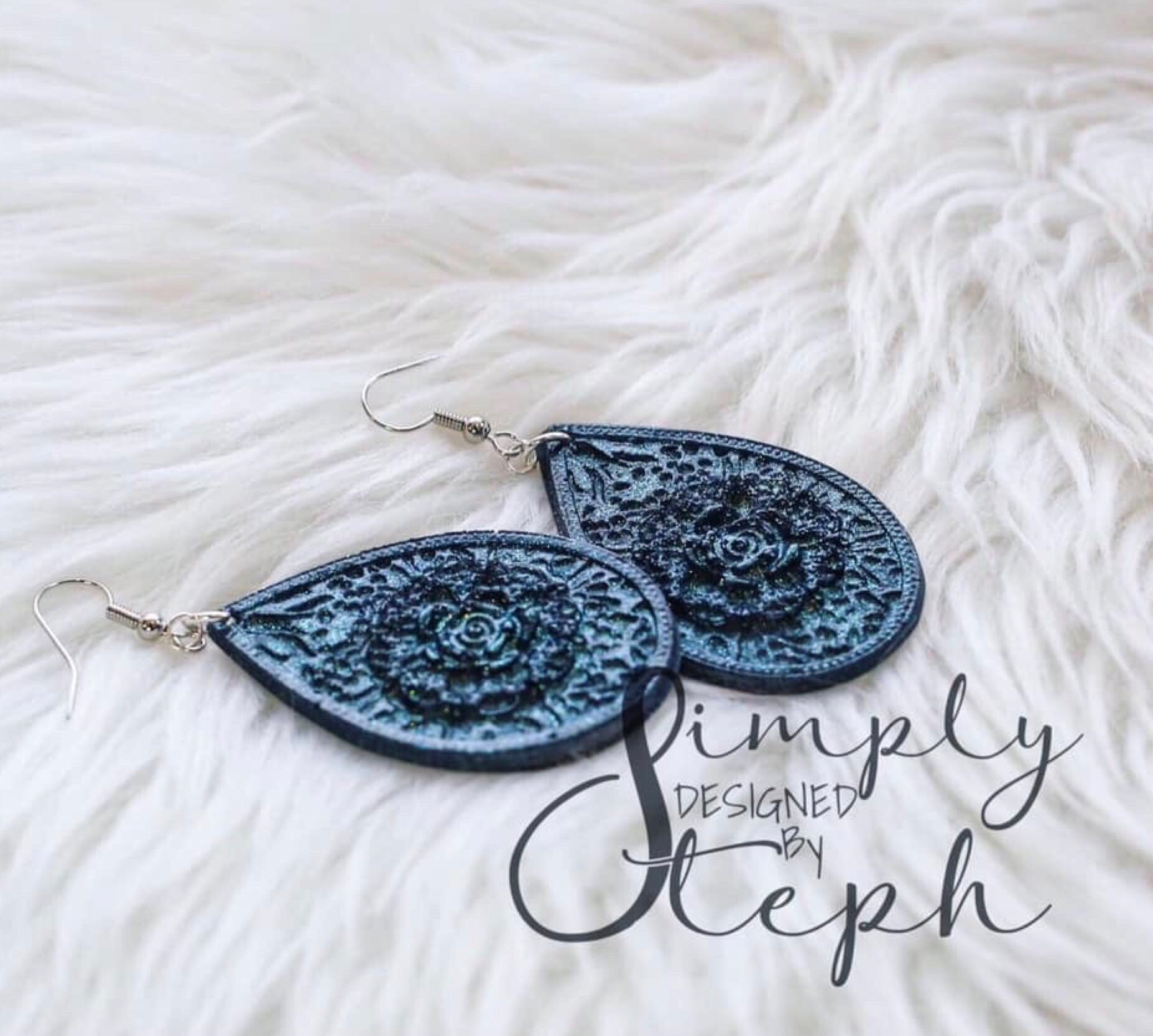 FLOWERED TEARDROP Flexible Mold - Etsy