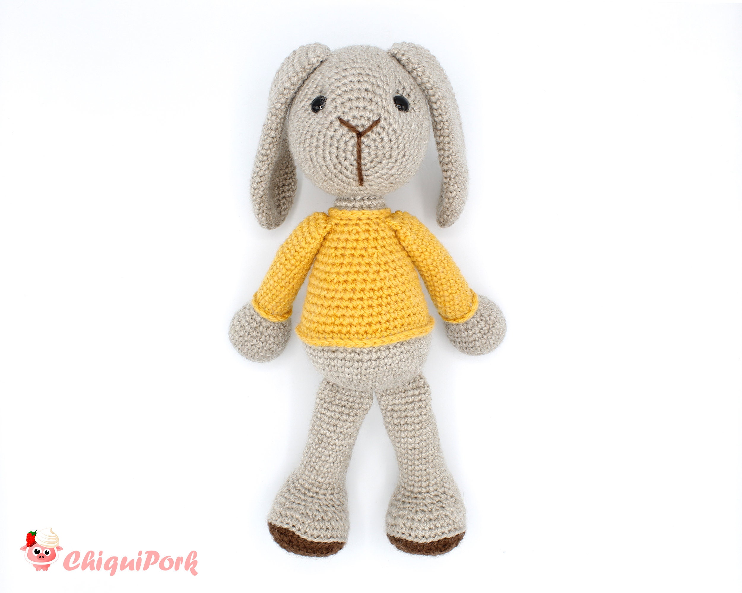 Patrón crochet Conejo Amigurumi pdf tutorial FLINT el | Etsy México