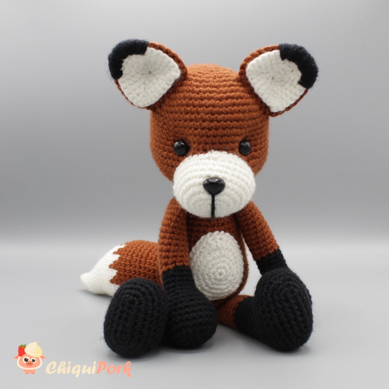 Patrón amigurumi Zorro Crochet zorro pdf tutorial LUCAS el | Etsy México