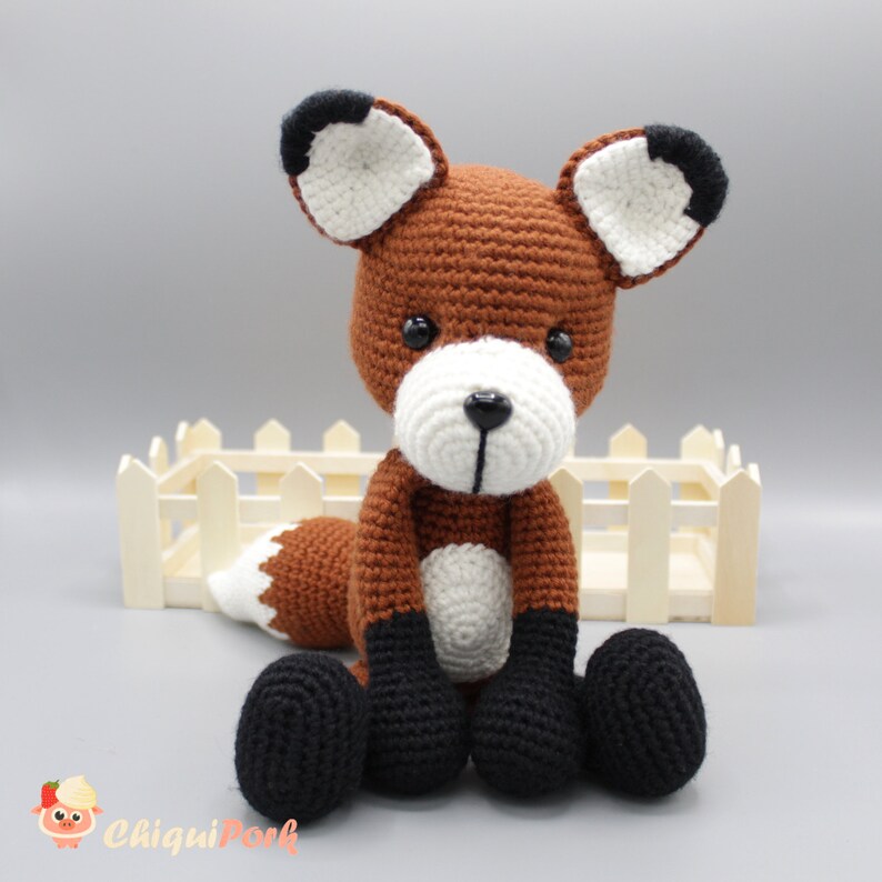 Patrón amigurumi Zorro Crochet zorro pdf tutorial LUCAS el | Etsy México