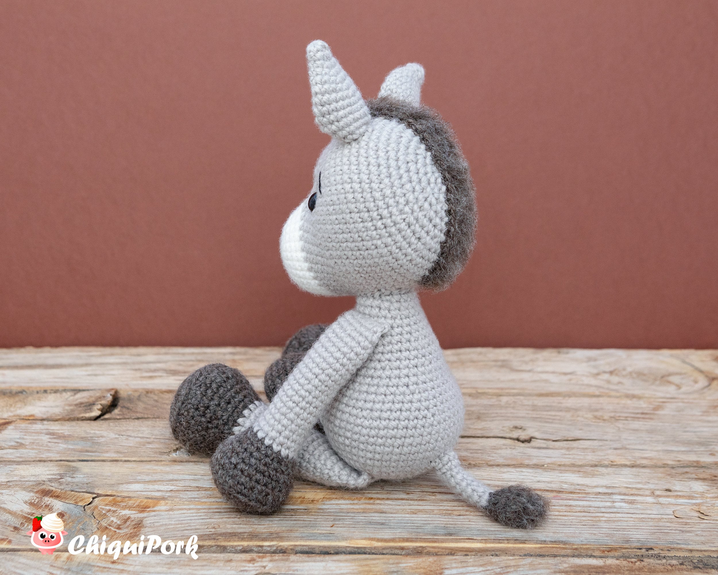 Patrón crochet Burro Amigurumi Burro pdf tutorial Antón el - Etsy México