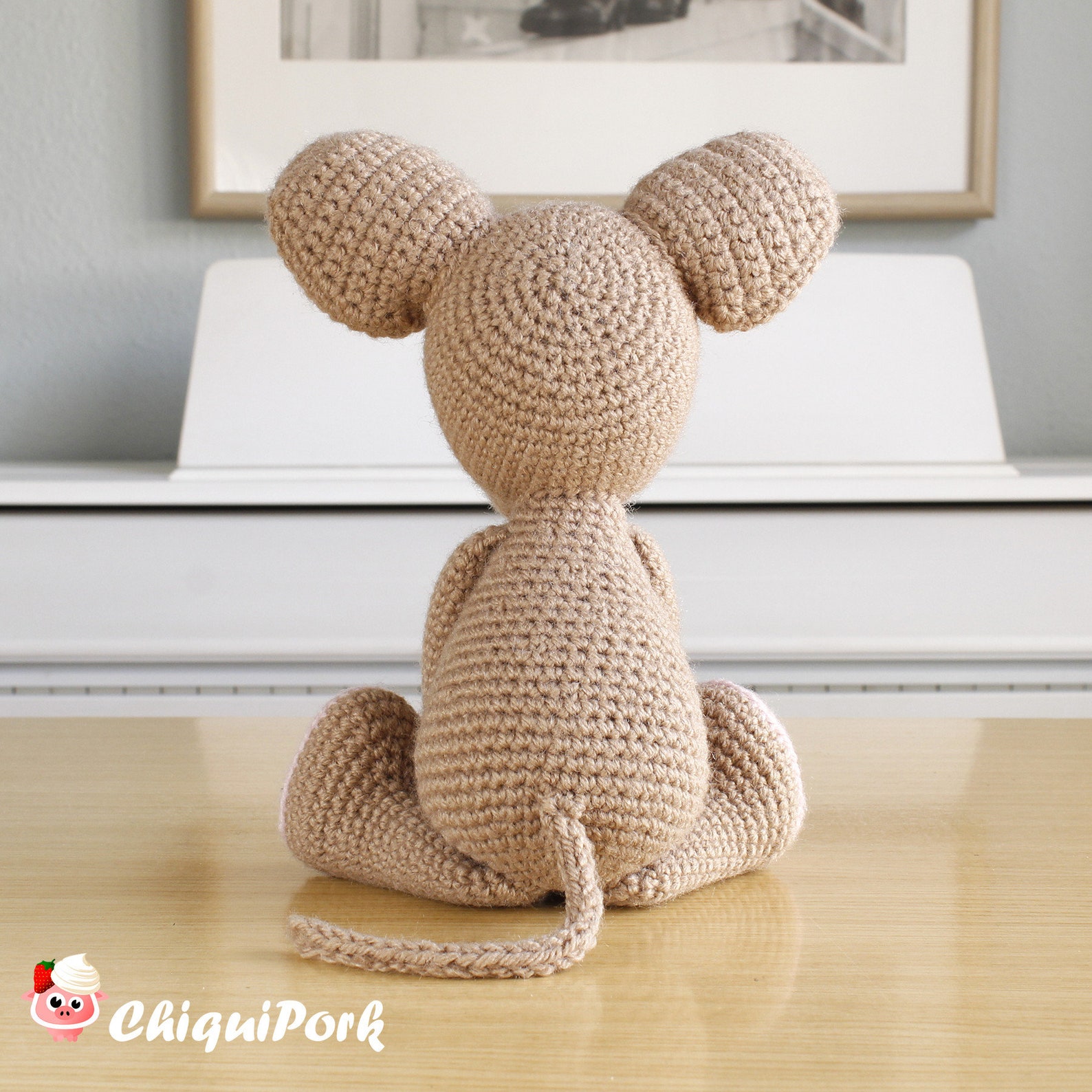 Patrón crochet Ratón Amigurumi Ratón pdf tutorial Fillipo el | Etsy España