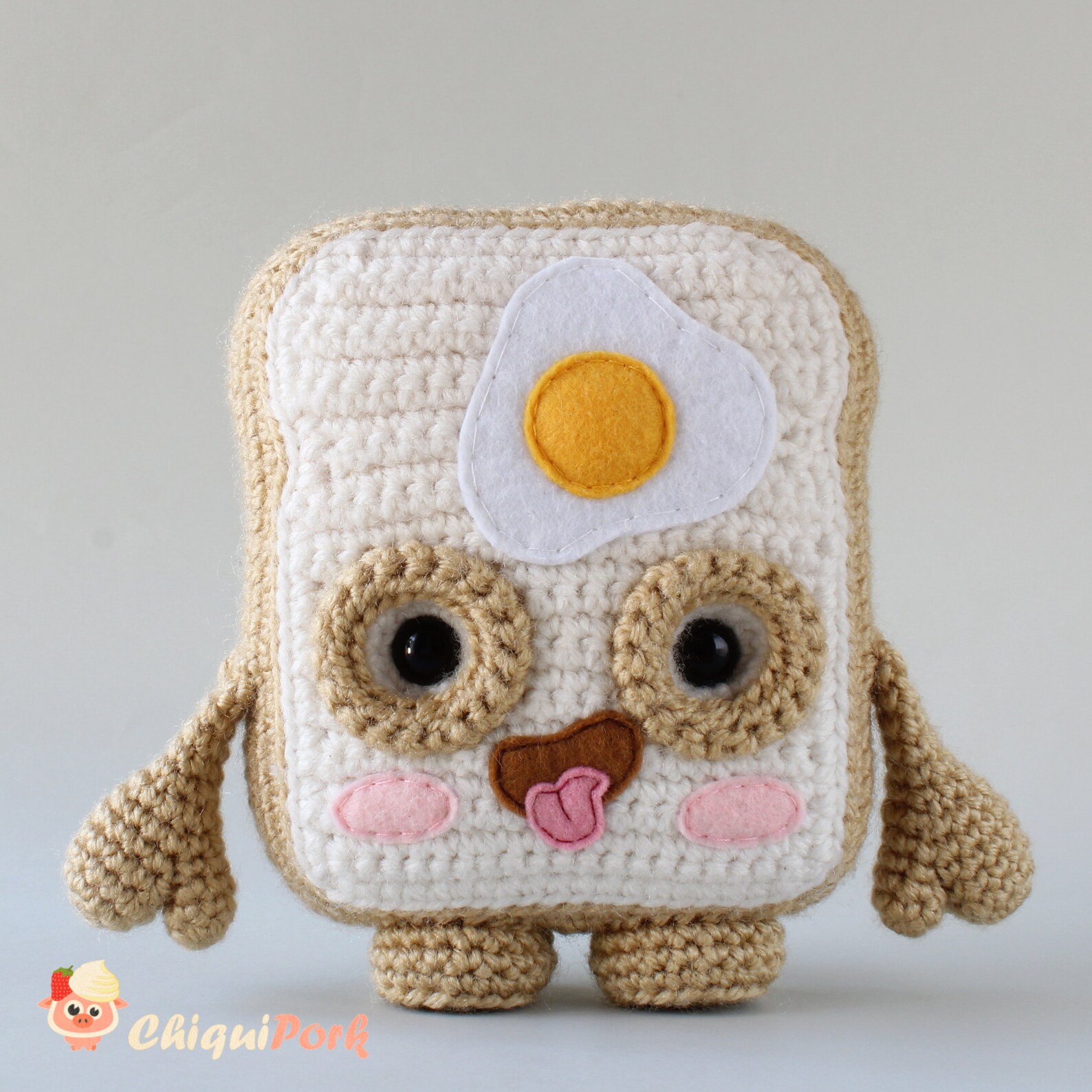 Crochet Toast PATTERN Amigurumi toast pattern pdf tutorial | Etsy