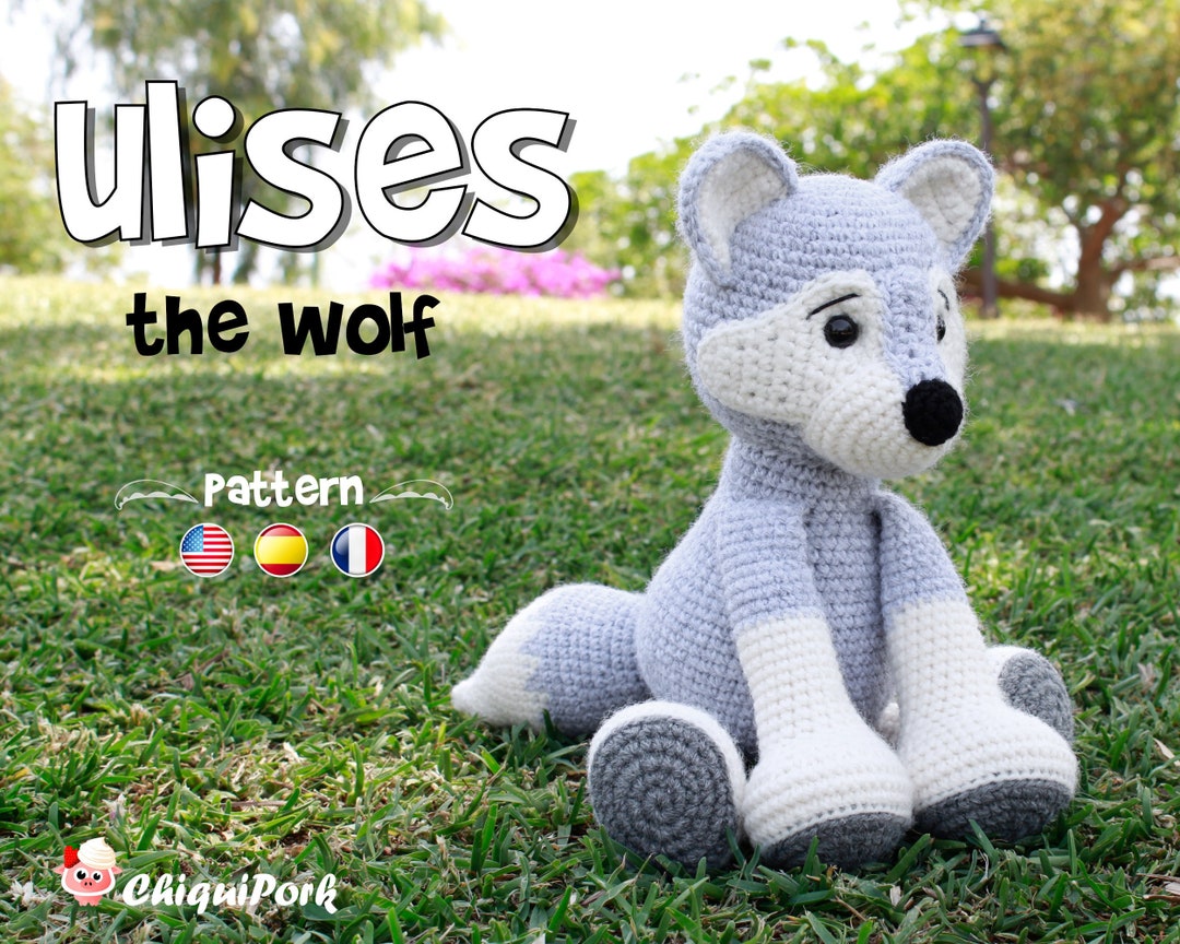 Crochet Wolf PATTERN Amigurumi Wolf Pattern Crochet Wolf Pdf Tutorial ...