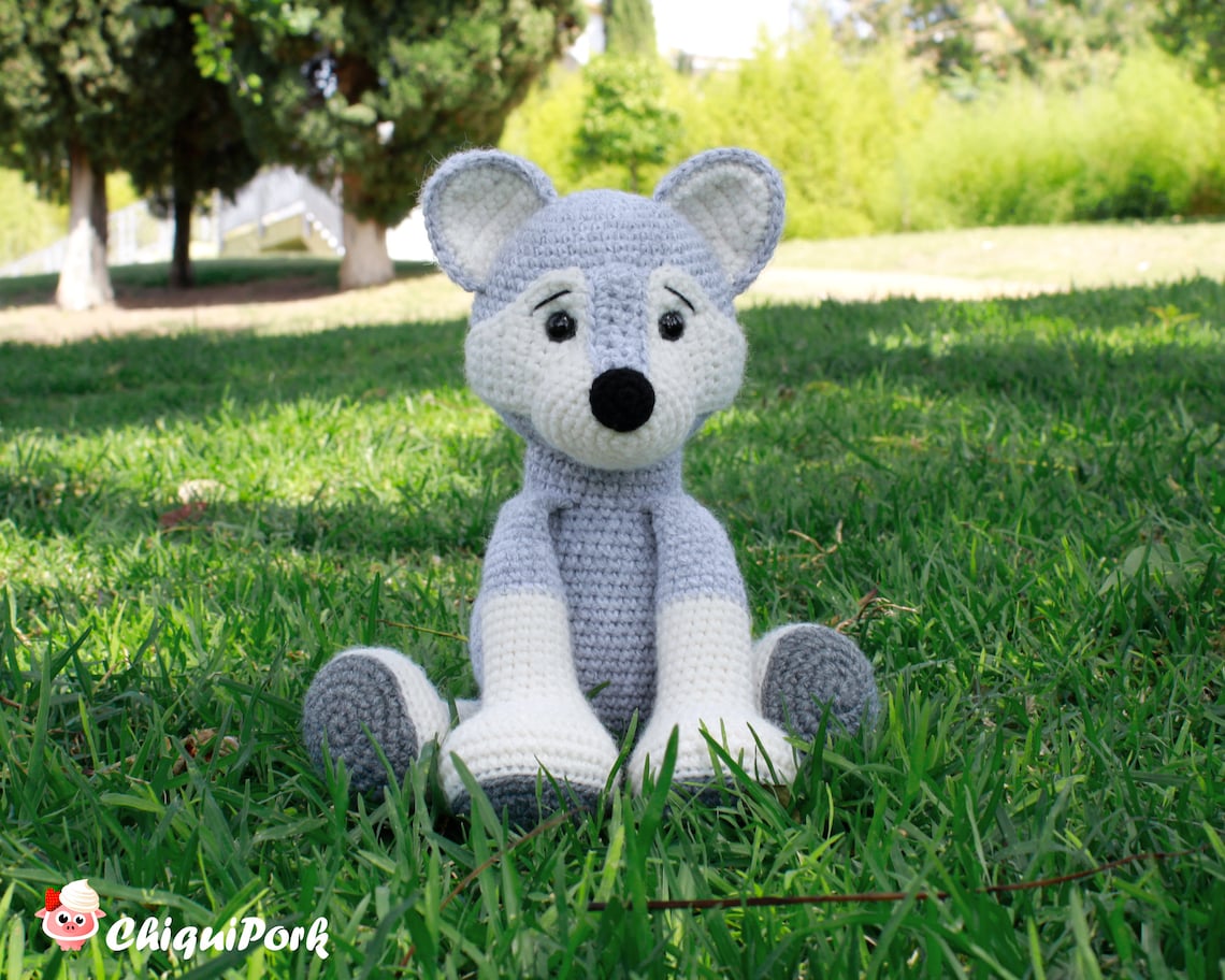 Patrón crochet Lobo Amigurumi Lobo pdf tutorial Ulises el - Etsy España