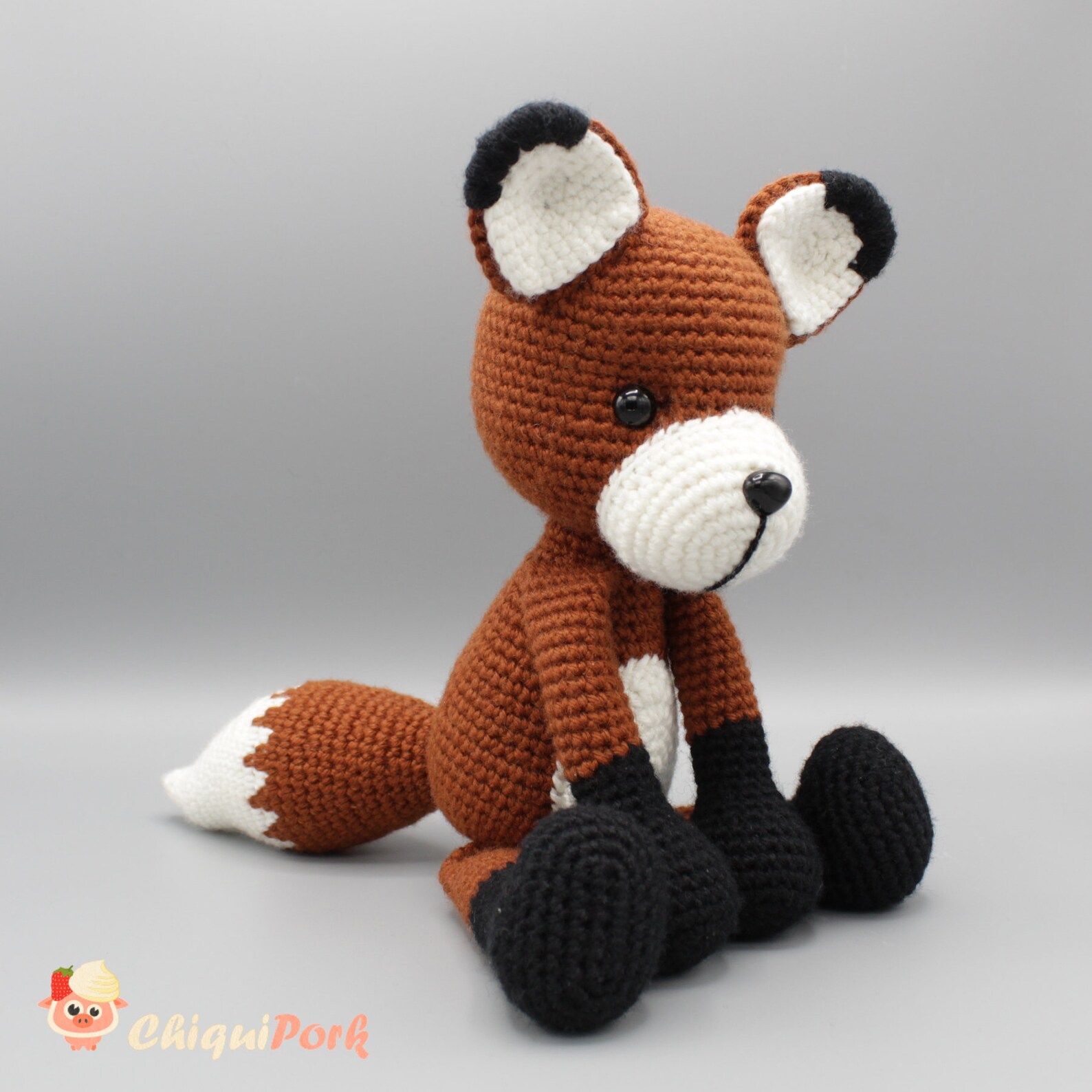 Patrón amigurumi Zorro - Crochet zorro pdf tutorial - LUCAS el zorro ...