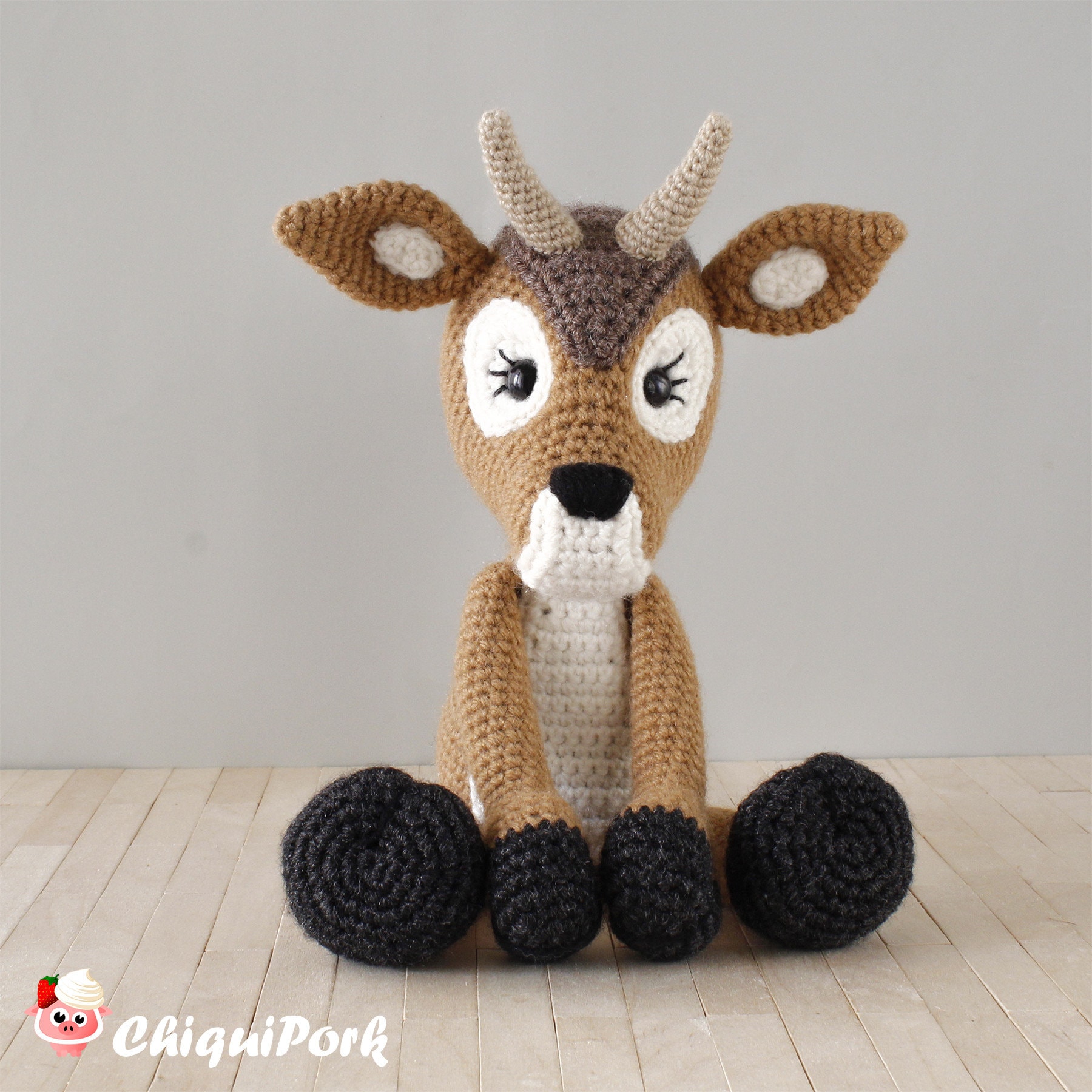 Crochet Deer PATTERN Amigurumi Deer Pattern Pdf Tutorial - Manuela the ...