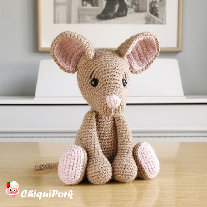 Patrón crochet Ratón Amigurumi Ratón pdf tutorial Fillipo el - Etsy España