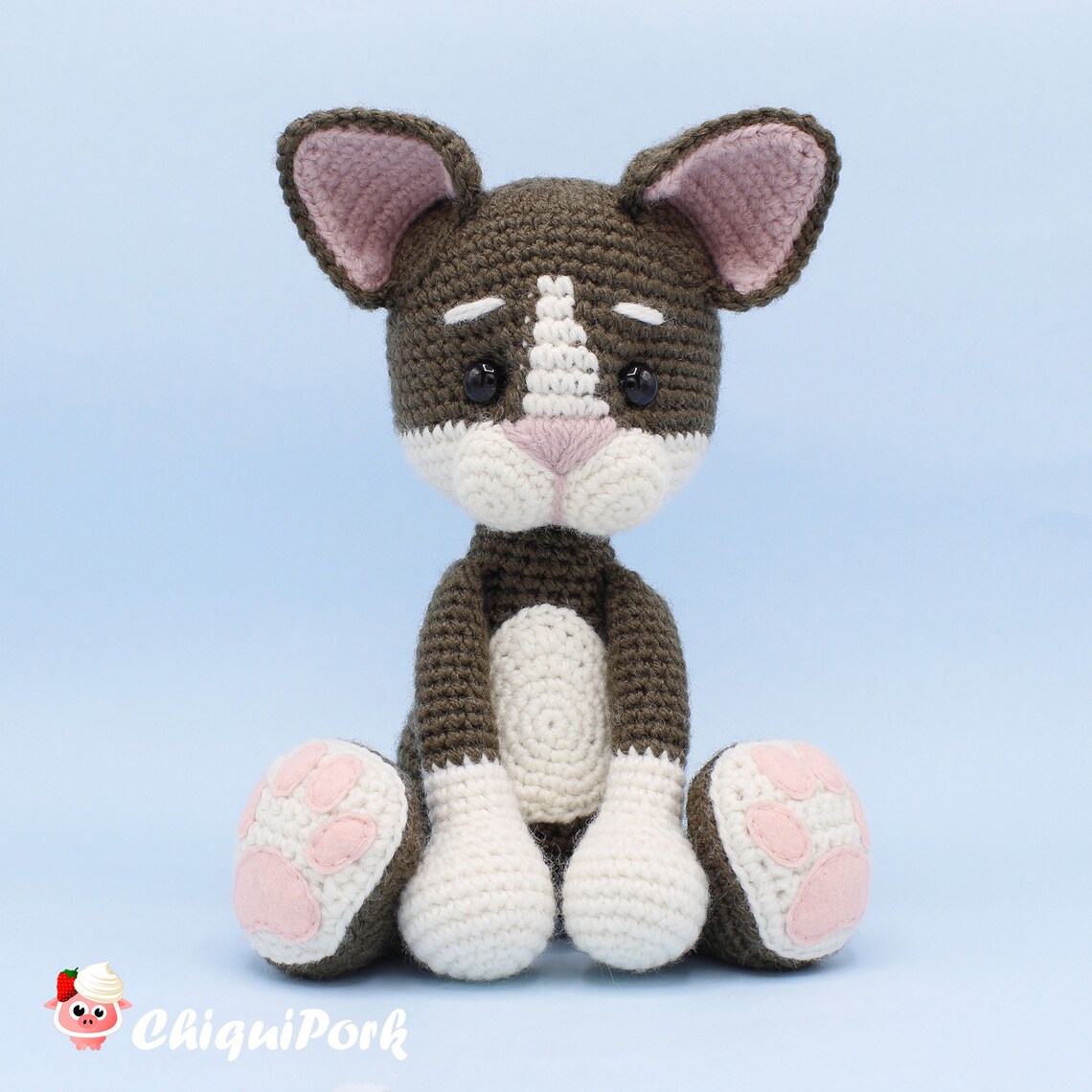 Patrón Amigurumi Gato crochet Gato pdf tutorial Tom el Gato - Etsy México