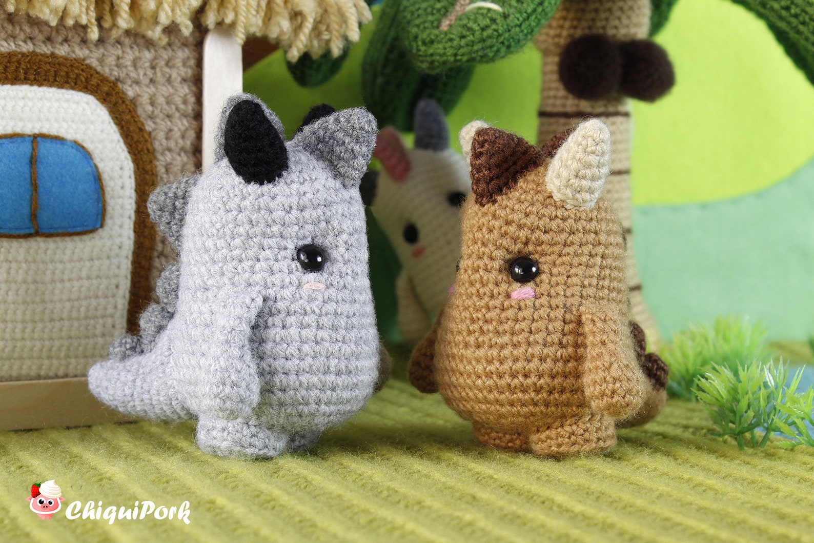 Dragon Crochet PATTERN, Amigurumi Dragon Pattern Pdf Tutorial - the ...