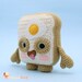 Crochet Toast PATTERN, Amigurumi Toast Pattern Pdf Tutorial - CLARA the ...