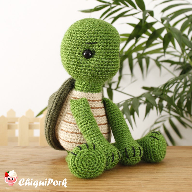 Patrón crochet Tortuga Amigurumi Tortuga pdf tutorial Willy | Etsy
