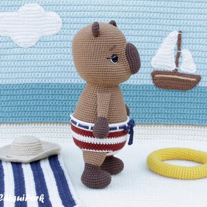 Capybara Crochet Pattern, Capybara Amigurumi Pattern Pdf Tutorial ...